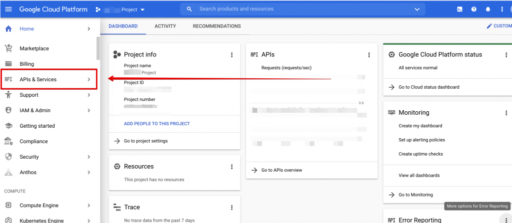 Setup Google Cloud Console / Geocode API - Rhino Group Consulting